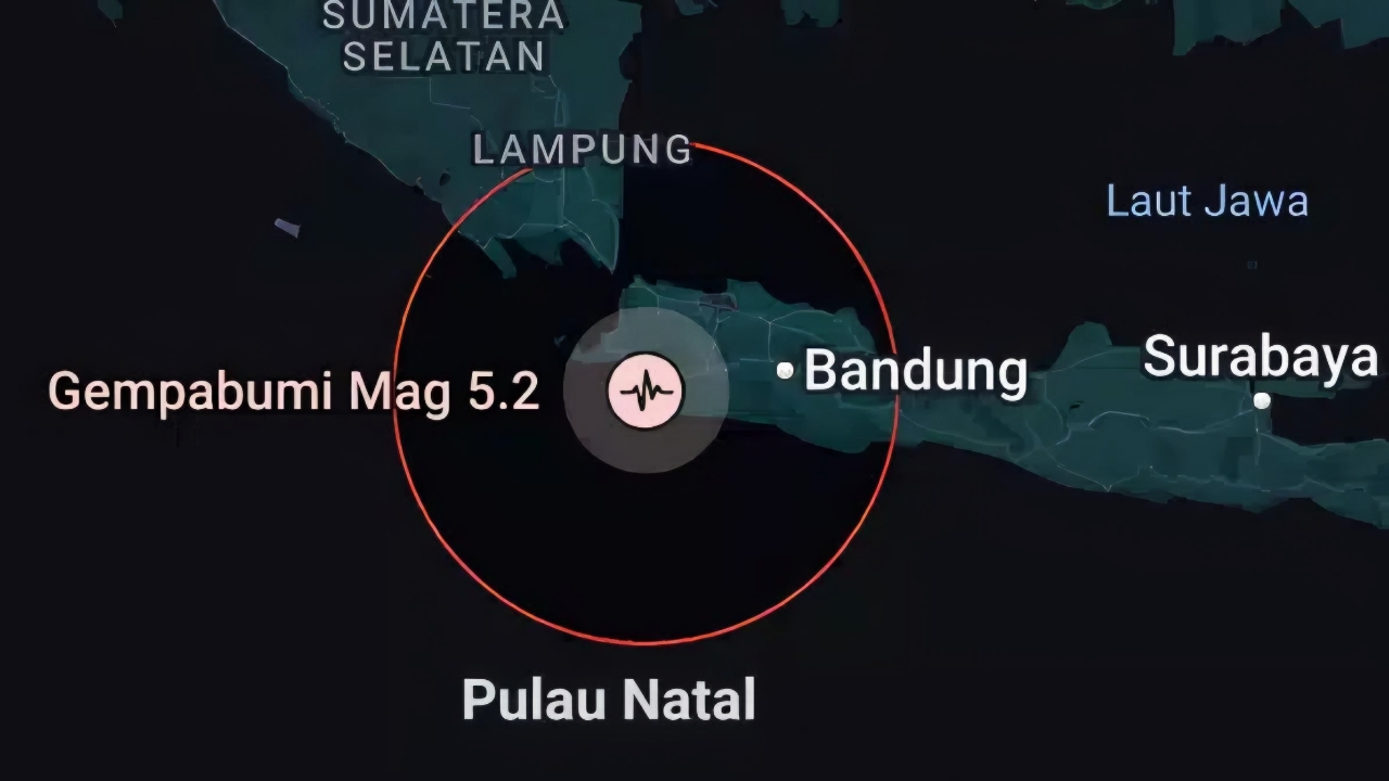 Gempa Magnitudo 5,2 Guncang Banten, Tak Potensi Tsunami – Intens Plus